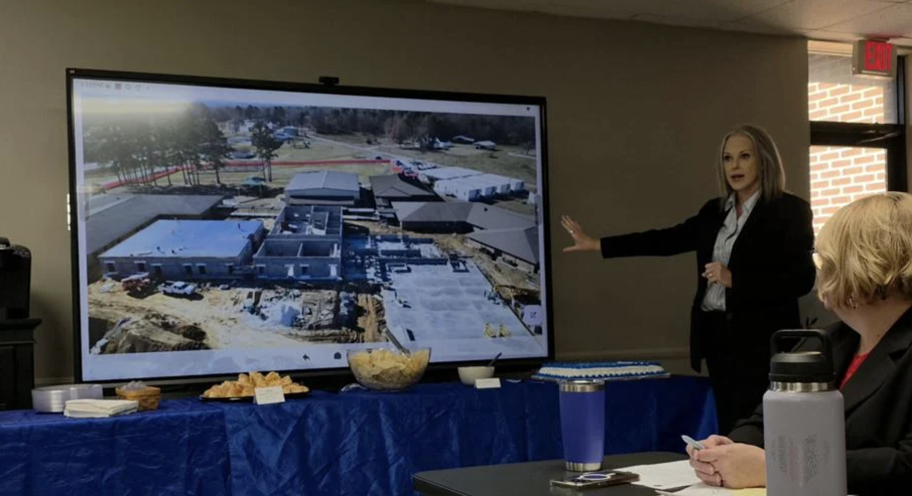 Superintendent Reviews Construction Progress - Southern Torch