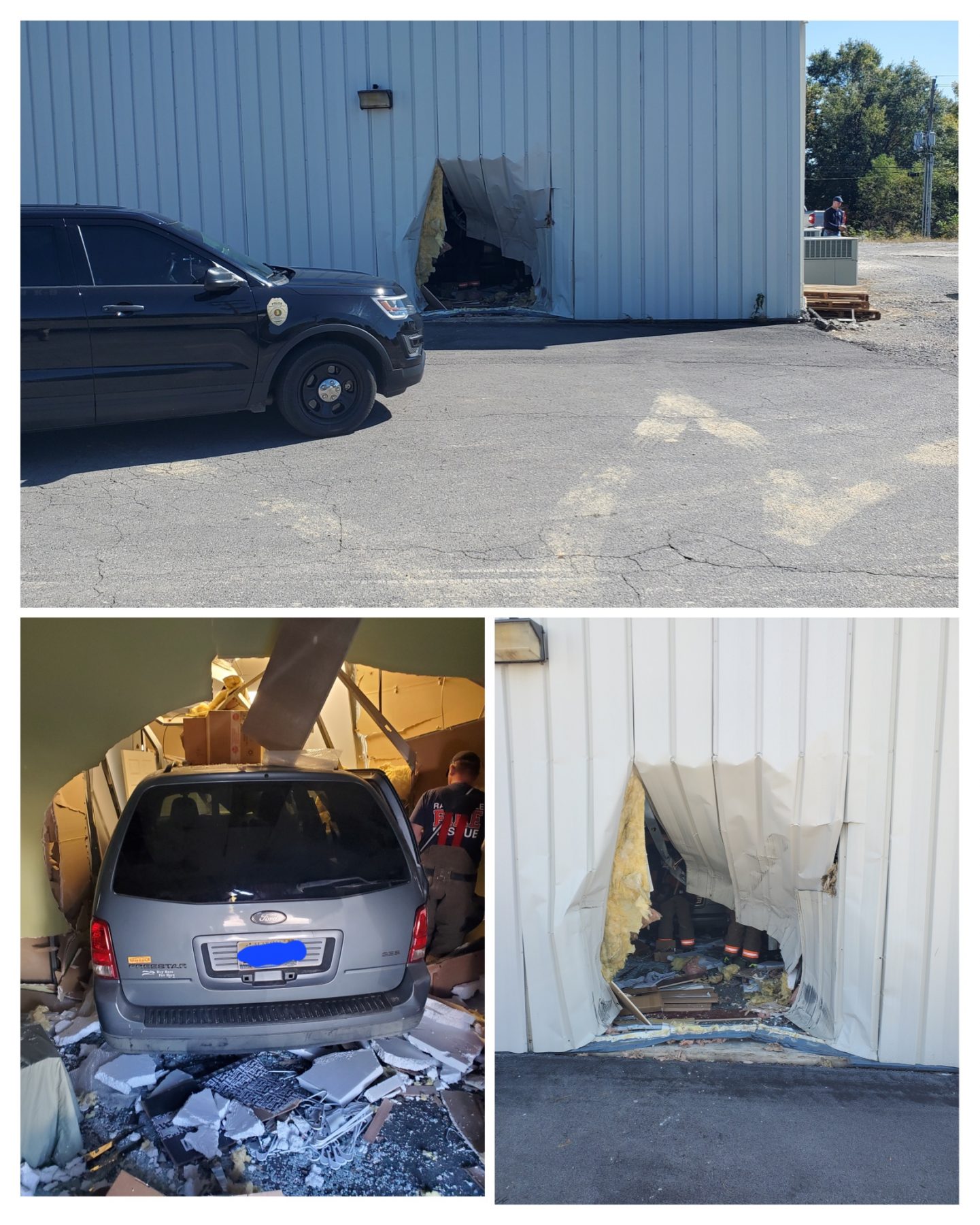 NO SERIOUS INJURIES WHEN VEHICLE STRIKES BUILDING - Southern Torch